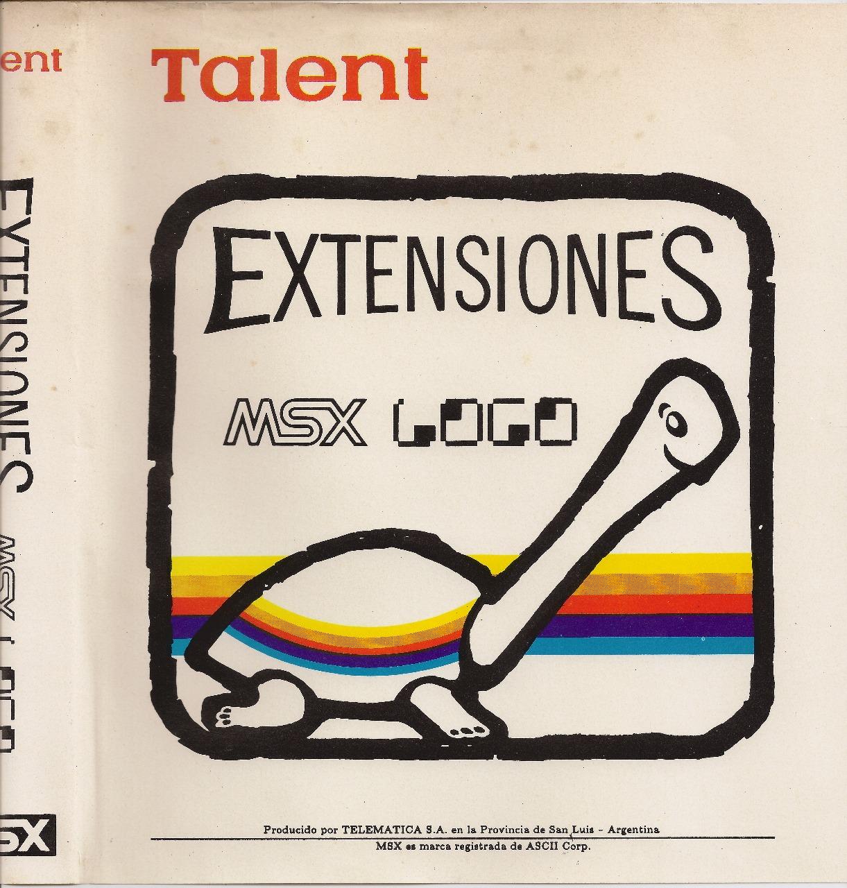 MSX-Logo (1985, MSX, LCSI) | Releases | Generation MSX