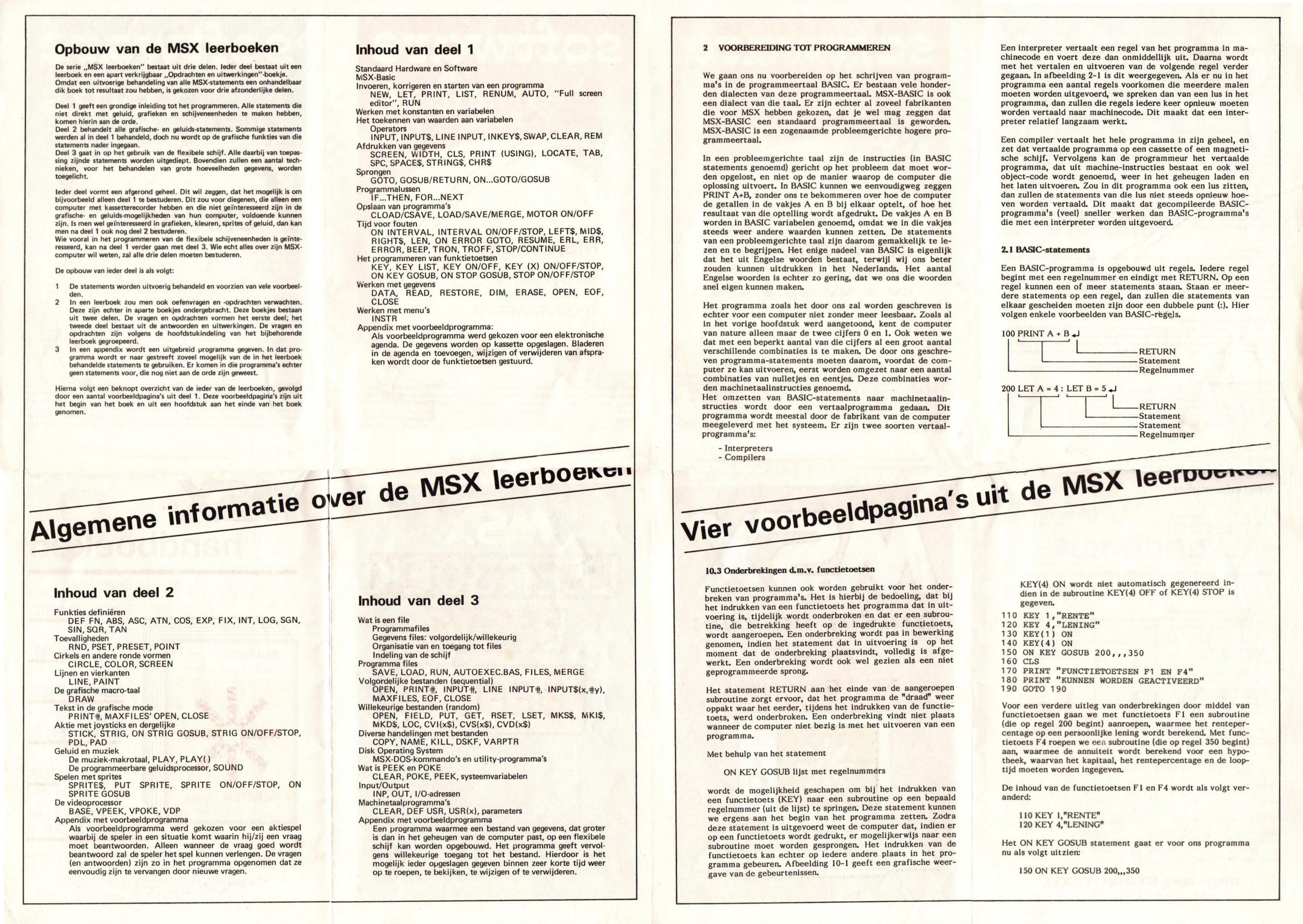 Folder MSX boeken Uitgeverij Stark Texel - Stark-Texel | Media ...