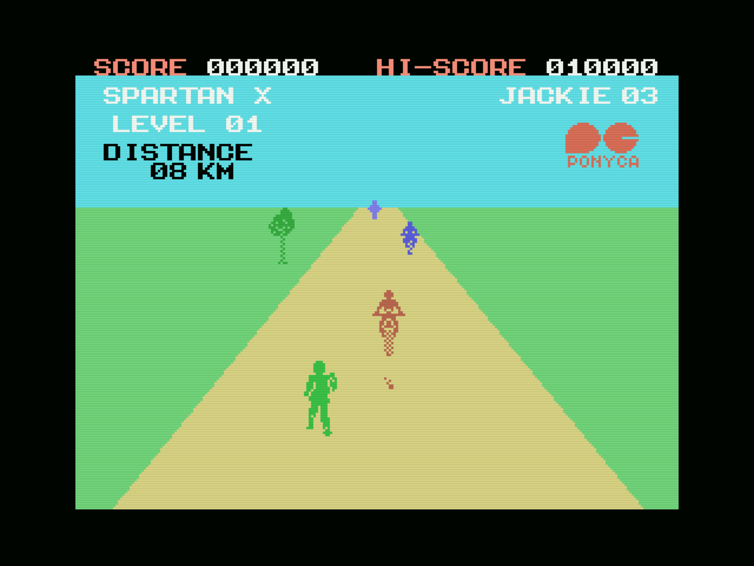 Spartan X (1985, MSX, Pony Canyon) | Generation MSX