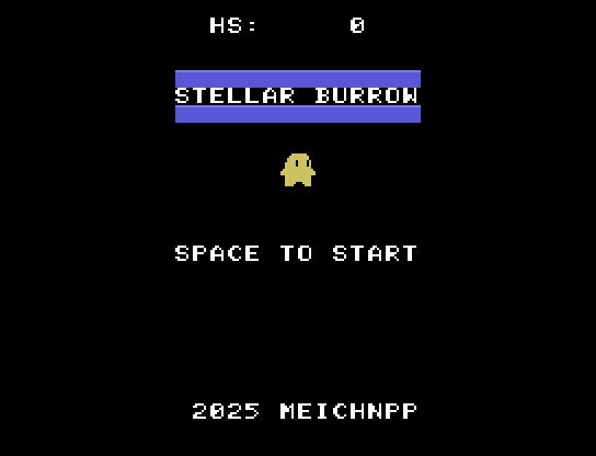 Stellar Burrow (2025, MSX, Meichnpp) | Releases | Generation MSX